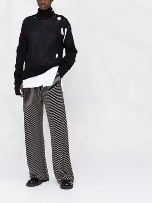 MAISON MARGIELA Distressed High-neck Jumper