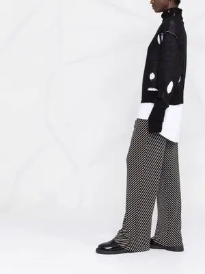 MAISON MARGIELA Distressed High-neck Jumper