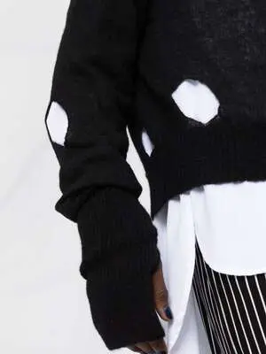 MAISON MARGIELA Distressed High-neck Jumper