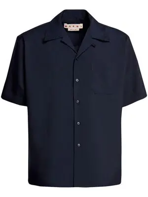 Marni Tropical Wool Bowling Shirt