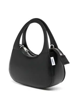 Coperni Micro Swipe Leather Tote Bag - Black