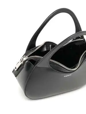 Coperni Micro Swipe Leather Tote Bag - Black