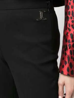 Just Cavalli Logo-plaque Flared Trousers