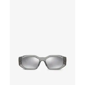 Versace Ve4361 Rectangle Sunglasses - Grey