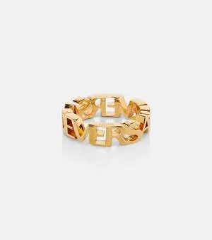 Versace Logo Ring - Multicoloured