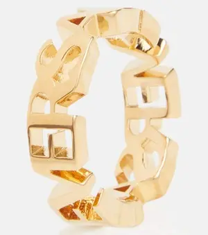 Versace Logo Ring - Multicoloured
