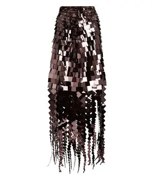 Simkhai Lucee Paillette-embellished Midi Skirt - Brown