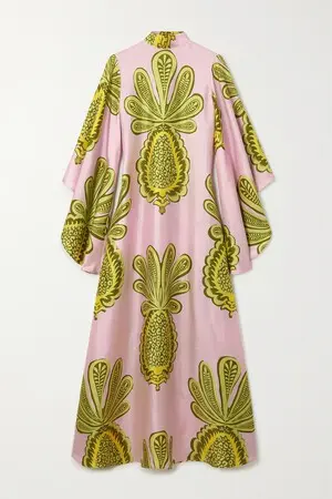 La DoubleJ Magnifico Printed Maxi Dress Pink