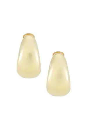 KENNETH JAY LANE 18k-gold-plated Clip-on Drop Earrings - Polished Gold
