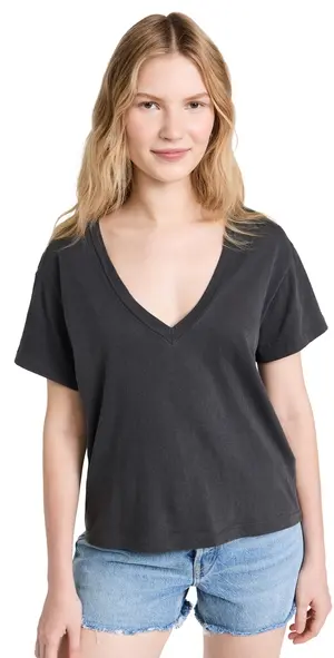 The Great. V Neck Tee