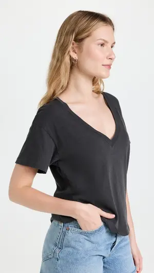 The Great. V Neck Tee