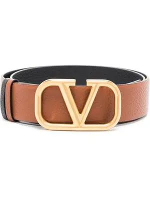 Valentino Garavani 40mm Vlogo Signature Belt - Brown