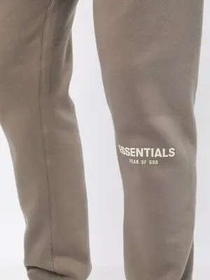 Fear Of God Logo-print Drawstring Track Pants - Brown