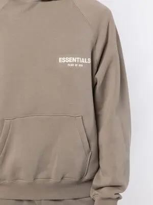 Fear Of God Logo-print Long-sleeve Hoodie