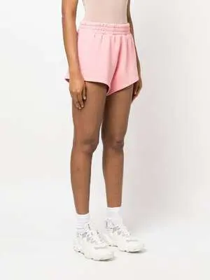 REINA OLGA Logo-print Cotton Shorts