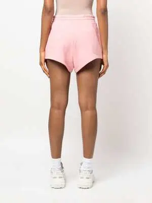 REINA OLGA Logo-print Cotton Shorts
