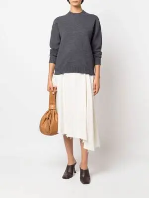 JIL SANDER Crew Neck Wool Jumper
