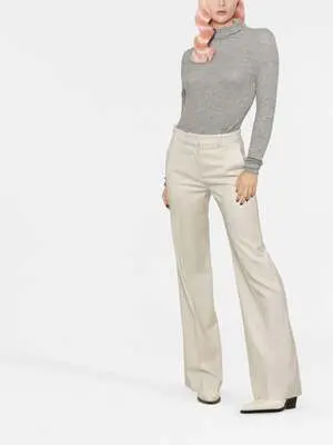 Fabiana Filippi Ribbed Roll-neck Jumper - Grey