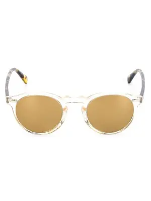 Oliver Spencer Oliver Peoples X Kitsuné Gregory Peck Sunglasses Metallic
