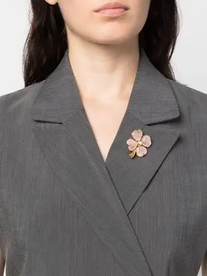GOOSSENS Four-leaf Clover Brooch
