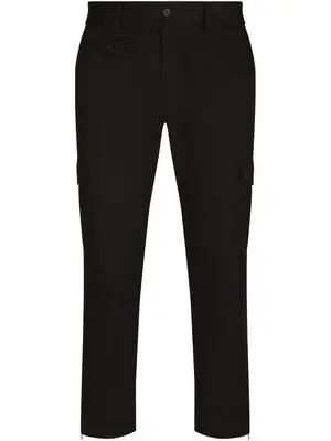 Dolce & Gabbana Logo Tag Cargo Trousers