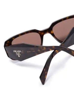 Prada Tortoiseshell Square Frame Sunglasses