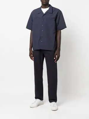 Gramicci Belted-waist Straight-leg Trousers - Blue