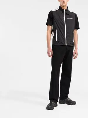 Palm Angels Logo-print Zip-front Jacket - Black