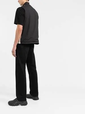 Palm Angels Logo-print Zip-front Jacket - Black