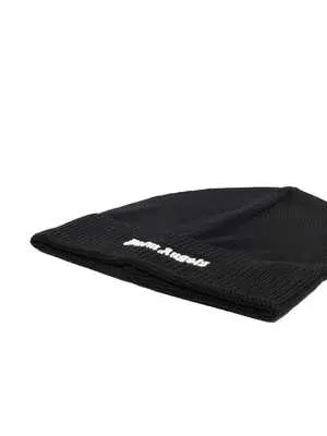 Palm Angels Logo-embroidered Beanie