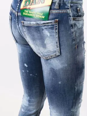 Dsquared2 Distressed Cropped Jeans