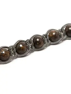Emanuele Bicocchi Braided Bracelet - Brown