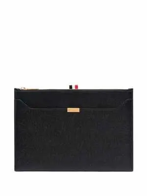 Thom Browne Small Zipped Clutch - Black