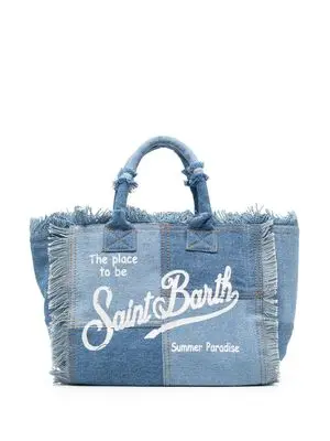 MC2 SAINT BARTH Colette Logo-print Tote Bag - Blue