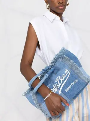 MC2 SAINT BARTH Colette Logo-print Tote Bag