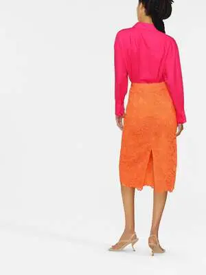 SELF-PORTRAIT Lace Pencil Skirt