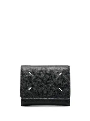 MAISON MARGIELA Four-stitch Leather Wallet - Black
