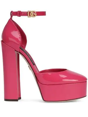 Dolce & Gabbana 145mm Patent-leather Platform Pumps