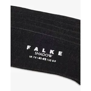 Falke Shadow Striped Cotton-blend Socks - Black/grey