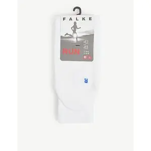 Falke Run Reinforced Cotton-blend Socks - White