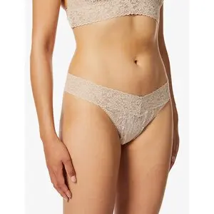 Hanky Panky Signature Original-rise Stretch-jersey Thong - Chai
