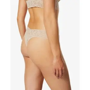 Hanky Panky Signature Original-rise Stretch-jersey Thong - Chai