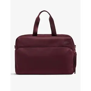 LIPAULT City Weekender Nylon Bag - Bordeaux