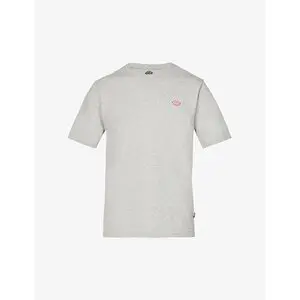 Dickies Mapleton Brand-print Cotton-jersey T-shirt Xl Grey Melange