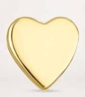 MARIA TASH Yellow Heart Threaded Stud Earring