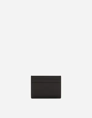 Dolce & Gabbana Calfskin Card Holder With Dg Logo