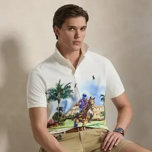 Men's Graphic Shirts Polos