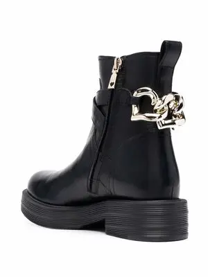 Moschino Heart-charm Ankle Boots