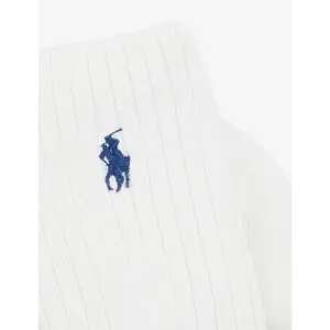 Polo Ralph Lauren Logo-embroidered Socks - White