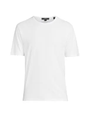 Vince Gart-dyed Crewneck T-shirt - Optic White
